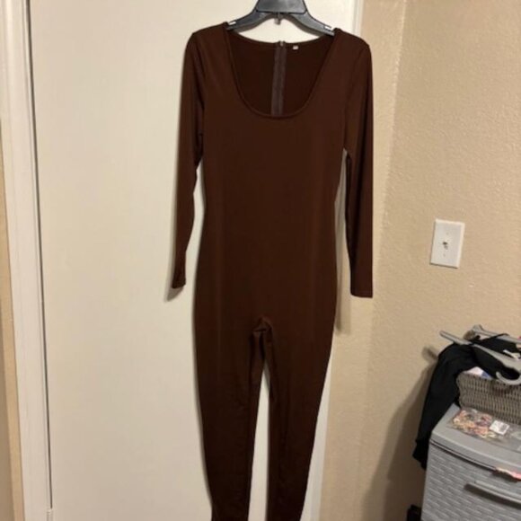 Tops | Slimming Unitard Jumpsuits Full Bodysuit For Workout Yoga Size L ...